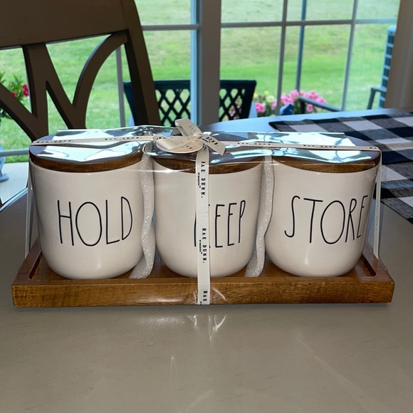 Rae Dunn | Kitchen | Rae Dunn Hold Keep Store Containers | Poshmark